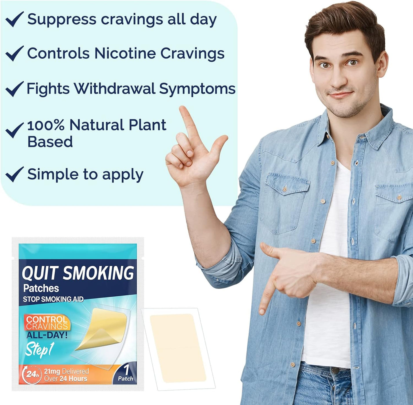 SEFUDUN - Quit Smoking Patches, Nicotine Quit Smoking Plant Extract Pa ...