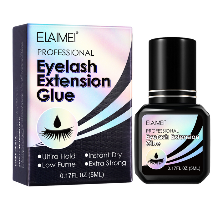 ELAIMEI - Eyelash Extension Glue- Professional Lash Extension Glue Str ...